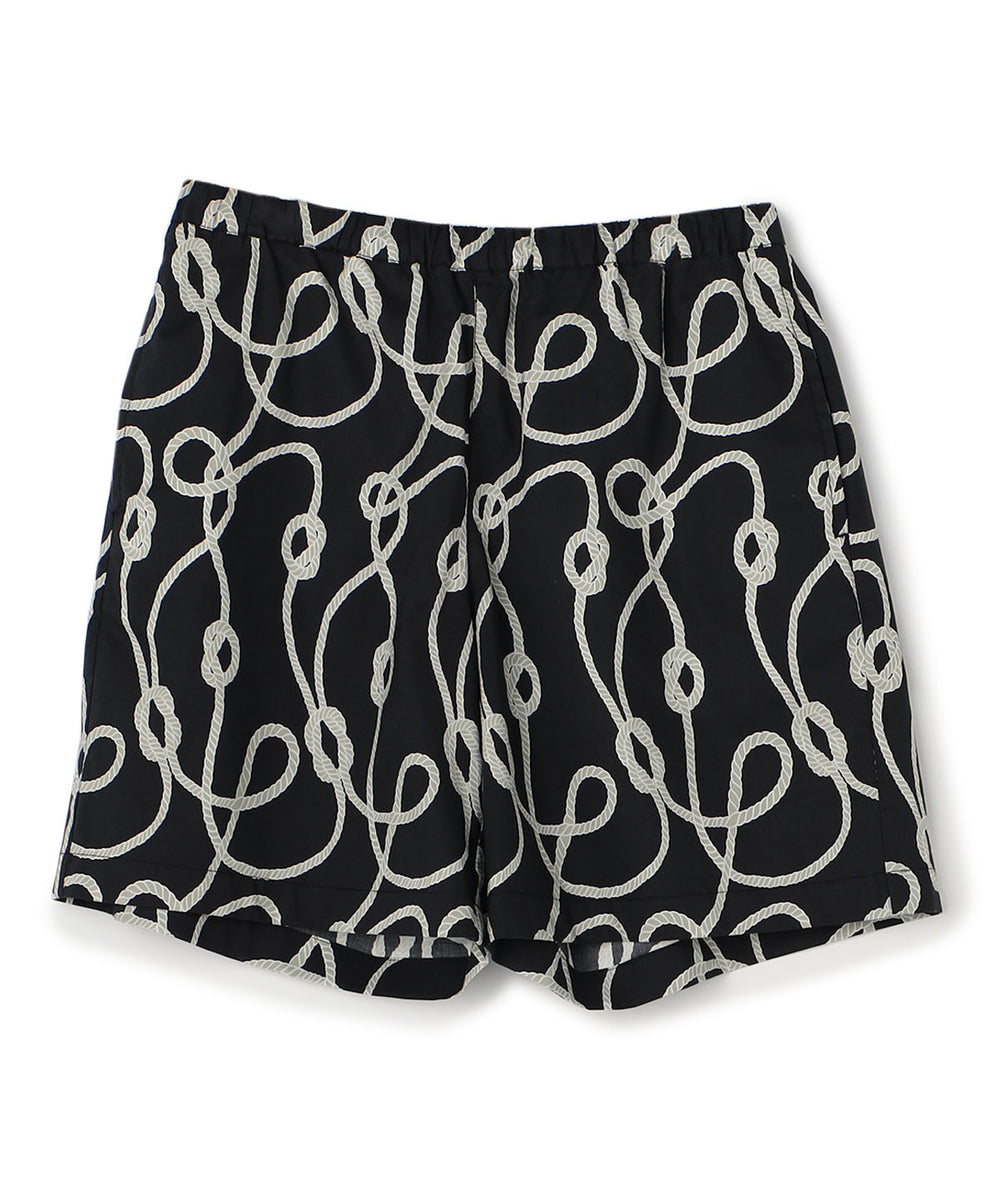 African Textile shorts BLACKⅡ